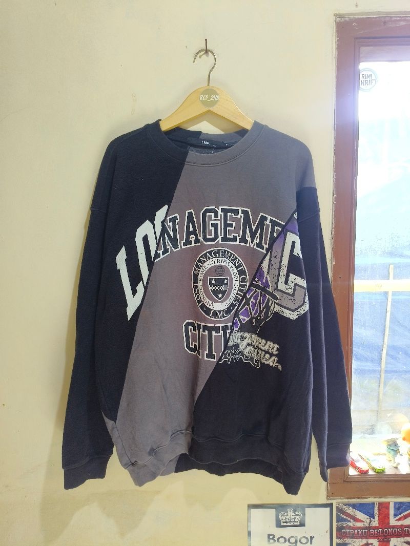 Crewneck Lost management cities (LMC) 2 bahan - Preloved
