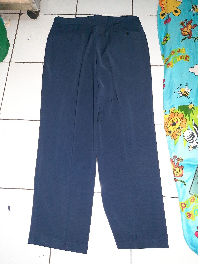 Celana Bahan formal Jumbo navy merek JOTAP - Preloved