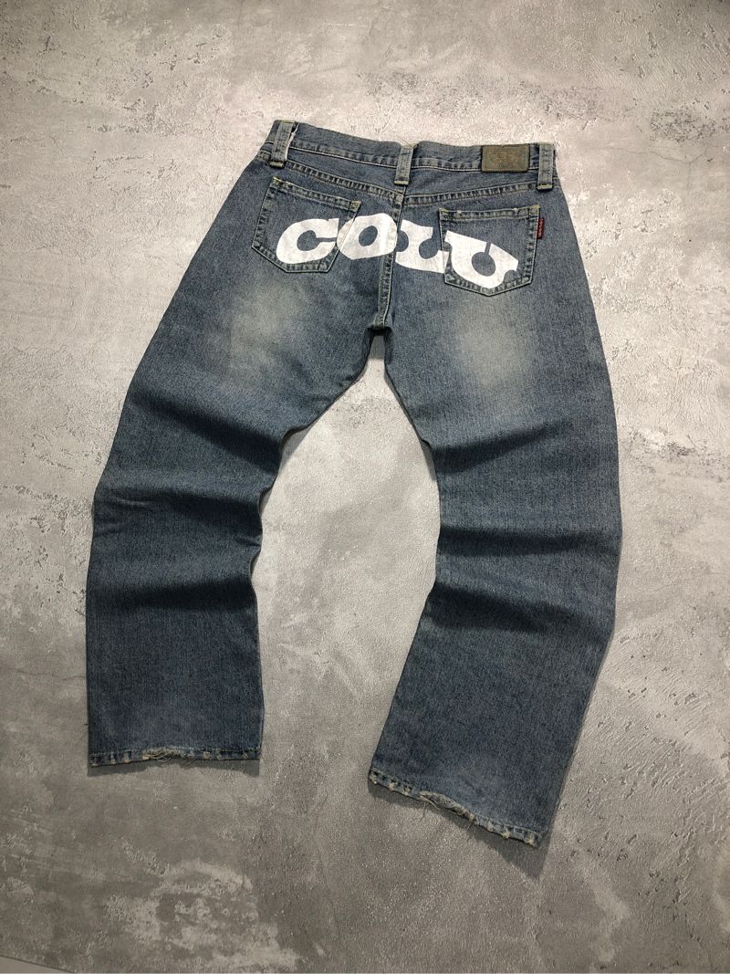 Y2k Blue Japan Denim Pants Cocolulu - Preloved