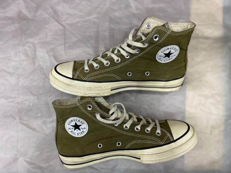converse 70s high green army - Preloved
