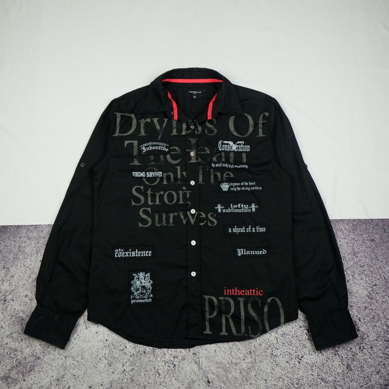 Y2K In the Attic Poem Punk Shirt 🇯🇵 - Preloved