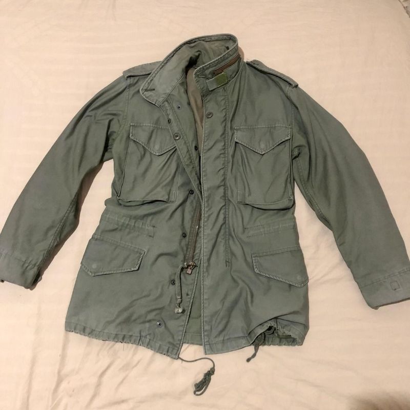 M65 Alpha Industries X-Small Reg Vintage Jaket field og army - Preloved
