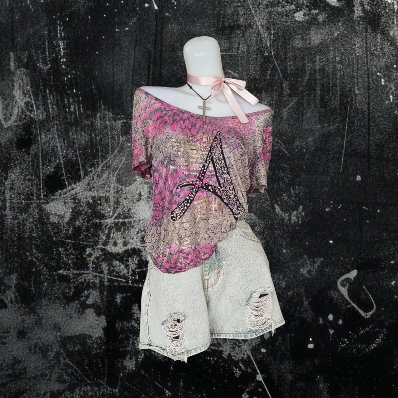 Y2k Graphic acubi fit pinterest cyberpunk skater kids grunge - Preloved