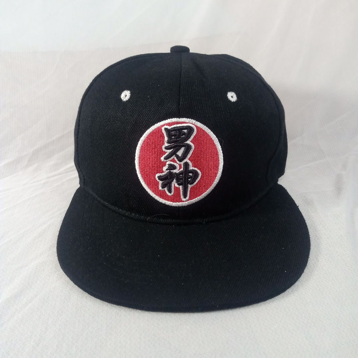 Topi Snapback Kanji Japanese Script Bordir Logo - Preloved