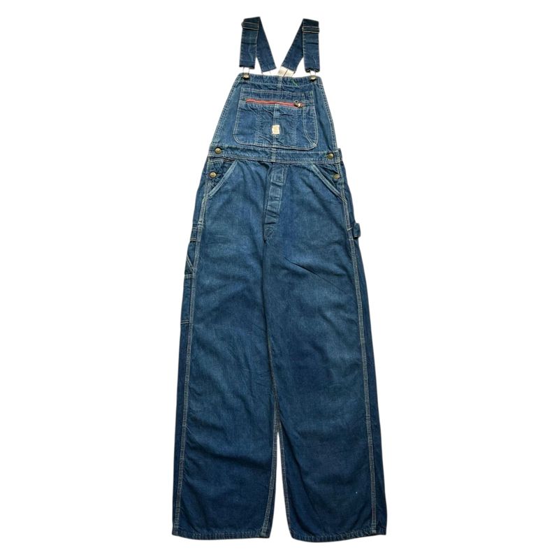 Pointer Brand Usa Overalls Denim Carpenter Blue Vintage - Preloved