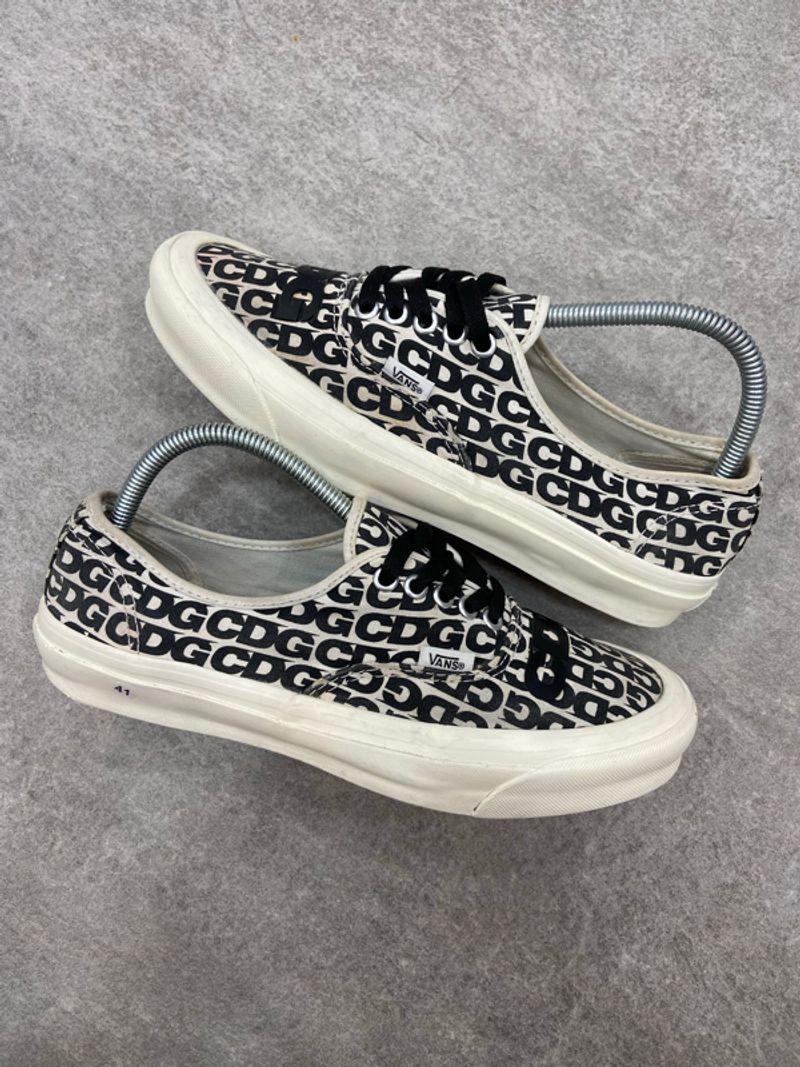 Rare Vans Authentic OG LX Comme Des Garcons CDG Print - Preloved
