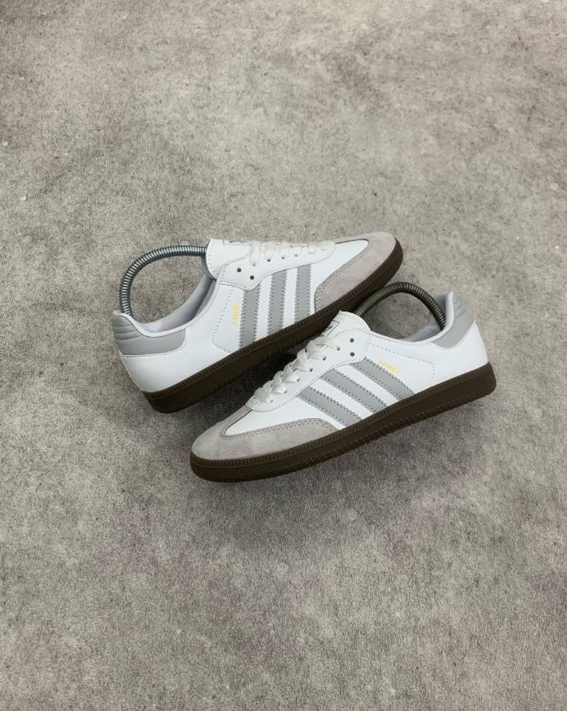 ADIDAS SAMBA OG CLASSIC WHITE GREY - Preloved