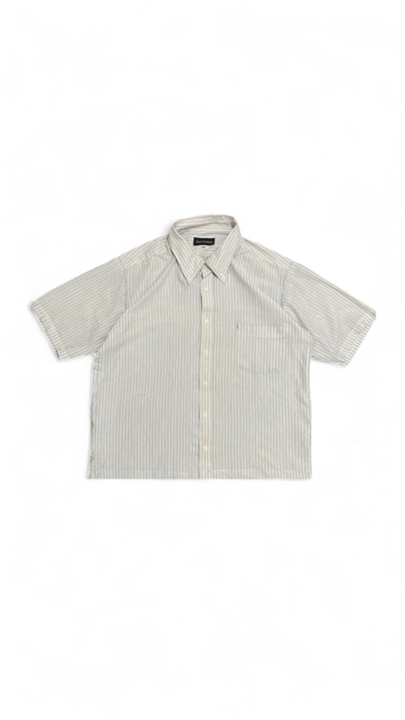 Kemeja boxy Mario esperanza hite skena kalcer shirt - Preloved