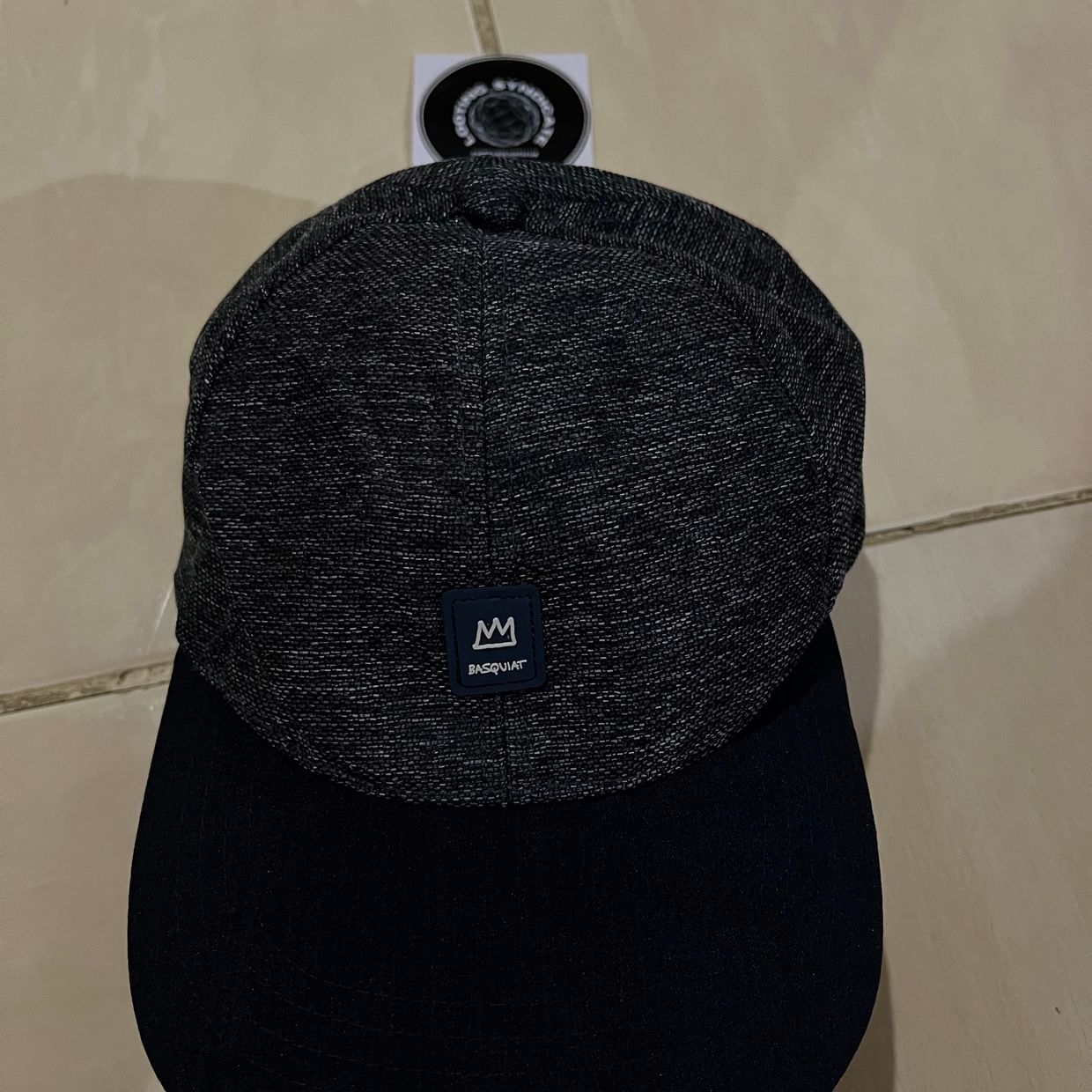 Jean-Michel Basquiat Streetwear Hat Pria navy - Preloved