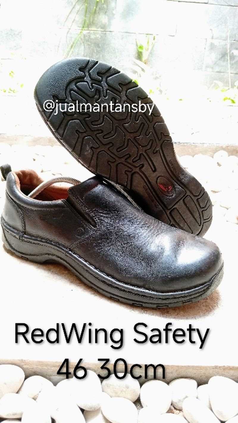 Red Wing Safety Shoes Steel Toe Made in China - Preloved