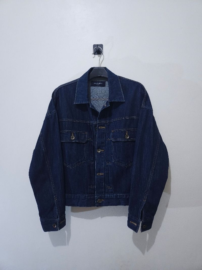 Denim jaket boxy fit korean - Preloved