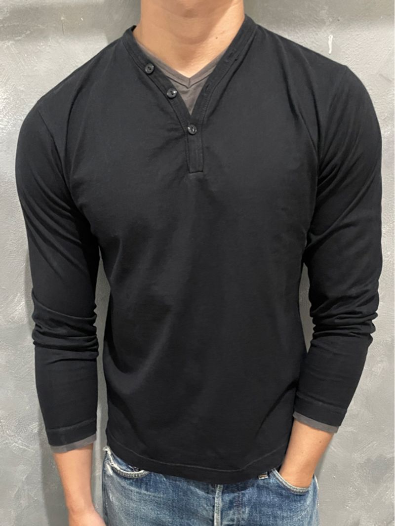 Henley Shirt Dexter Morgan Style - Preloved