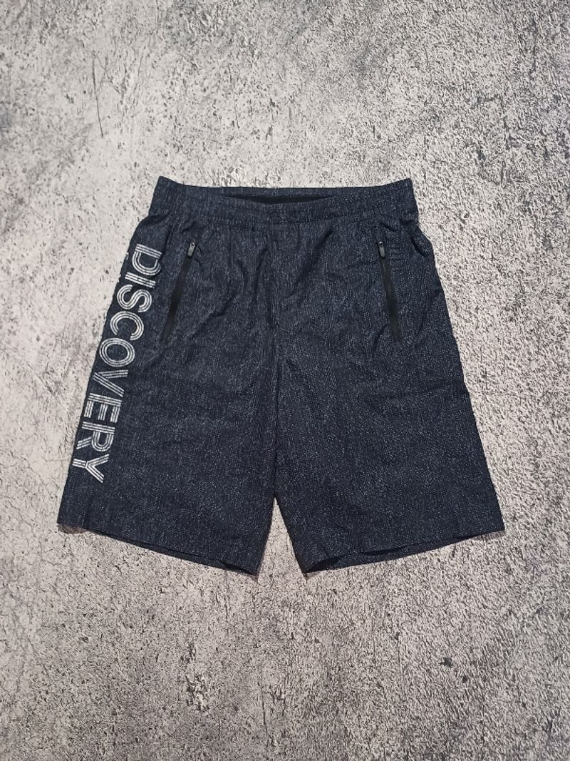 Discovery Expedition Big Logo Air-Tone Jump Trousers Shorts - Preloved