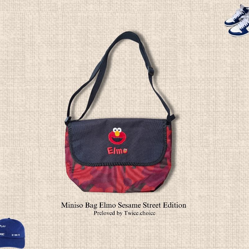 Tas Miniso Elmo Sesame Street Edition - Preloved