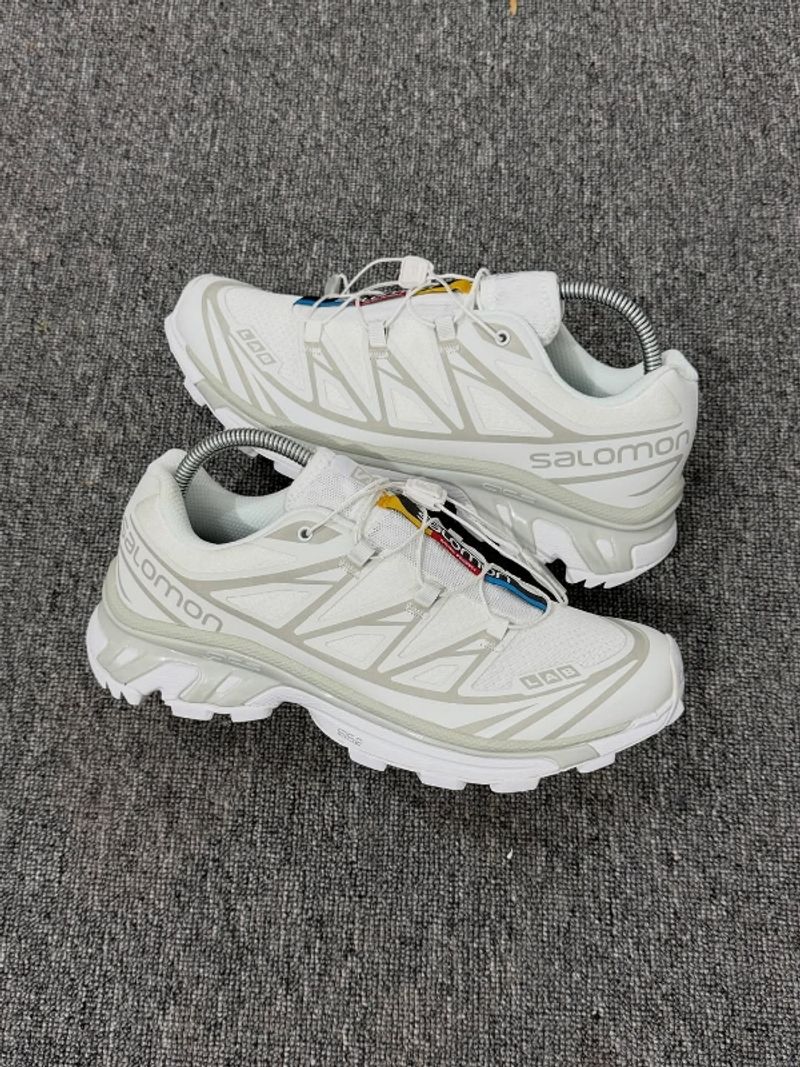 SALOMON XT6 GORTEX LAB FULL WHITE MOUNTAIN SHOES - Preloved