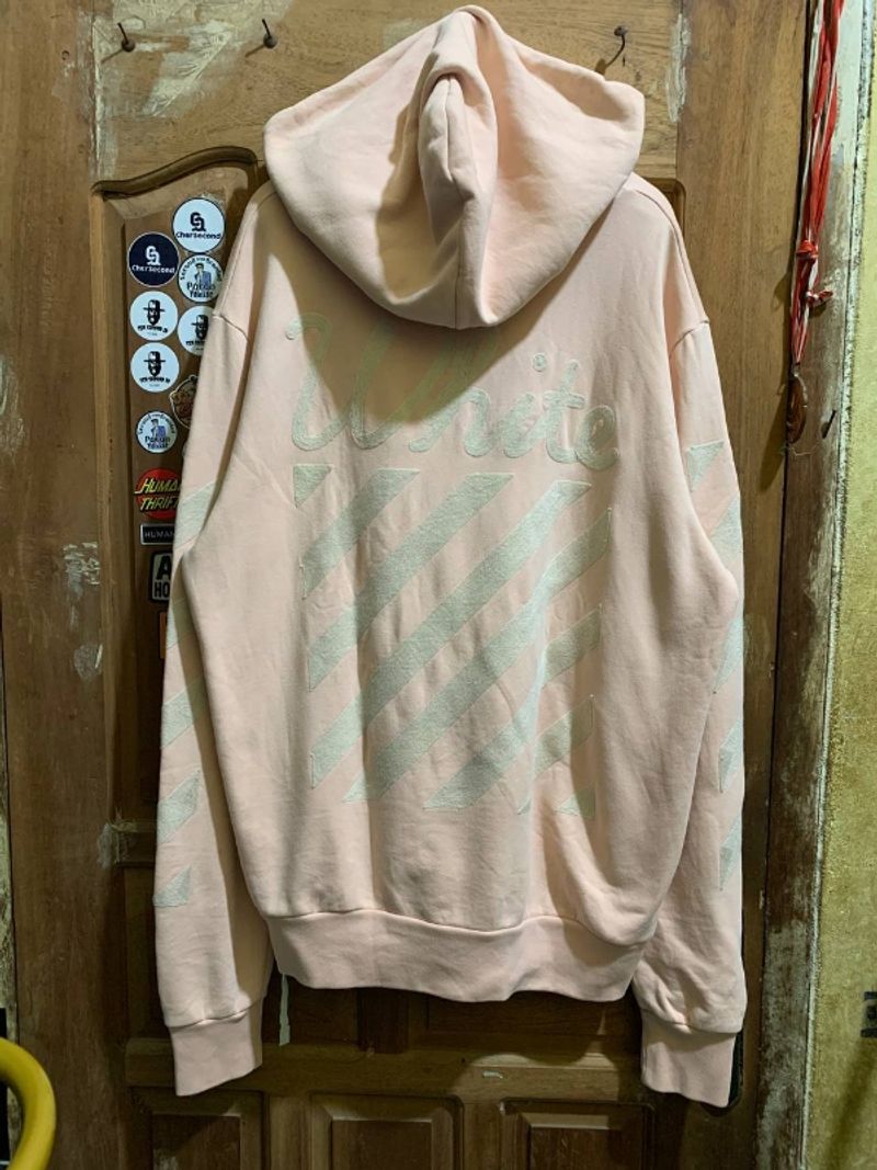 Hoodie Off White x Kith Rare Art Bordir Original - Preloved