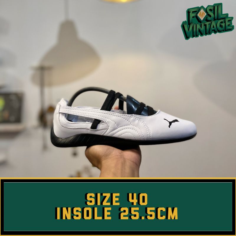 Puma Speedcat Ballet White Black - Preloved